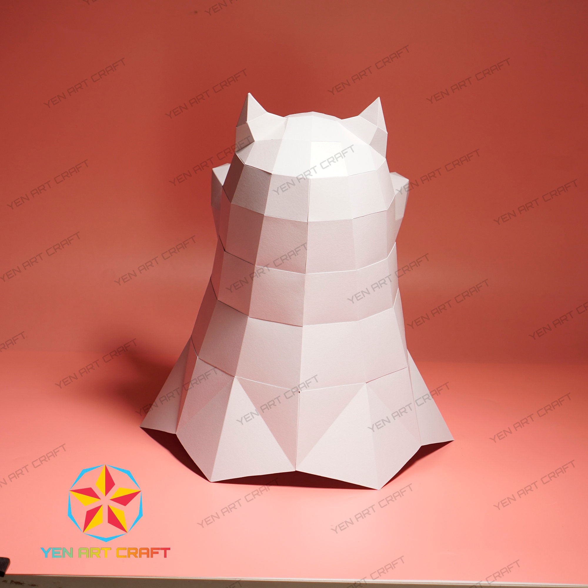 Ghost Papercraft PDF, SVG Cricut Template, Halloween Paper Crafts, DIY ...