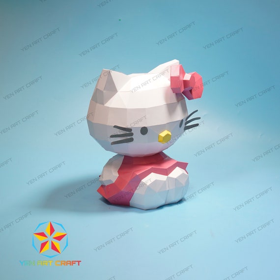 3d Origami Hello Kitty Instructions