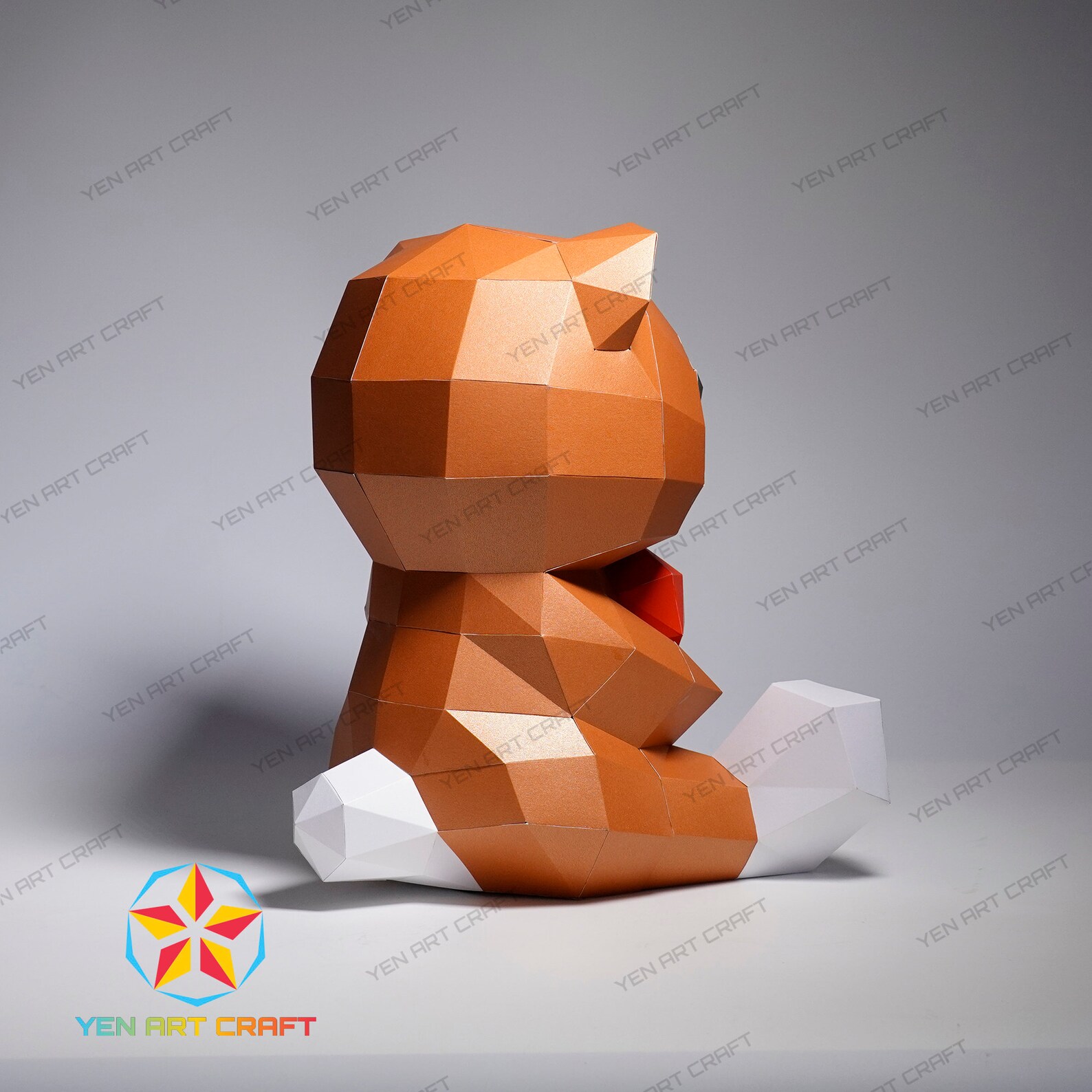 DIY Teddy Bear Papercraft PDF SVG Template for Creating 3D Teddy Bear ...