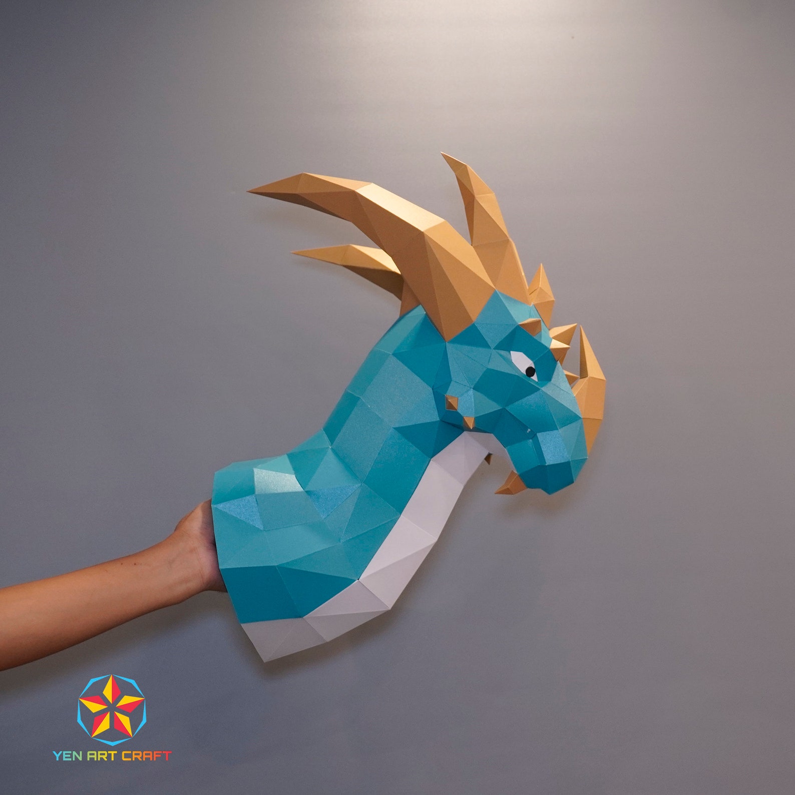 DIY Papercraft Dragon With PDF SVG Template for Creating - Etsy