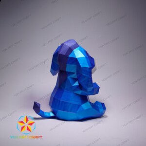 DIY Eeyore Papercraft PDF SVG Template for Creating 3D Eeyore Paper ...