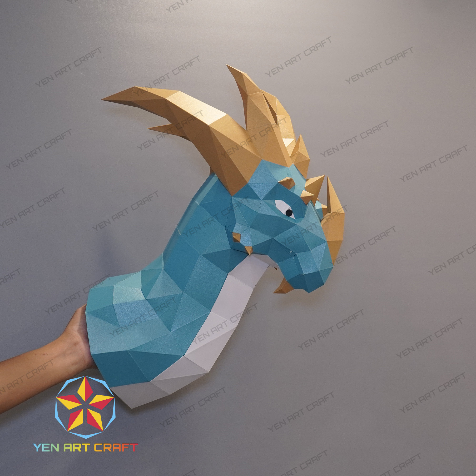 DIY Papercraft Dragon With PDF SVG Template for Creating - Etsy