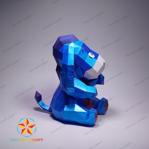 DIY Eeyore Papercraft PDF SVG Template for Creating 3D Eeyore Paper ...