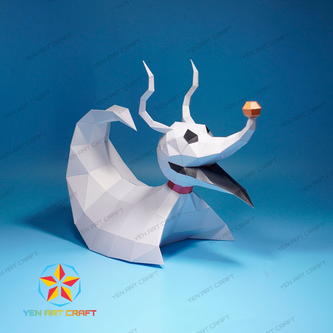 Papercraft Zero Nightmare Before Christmas PDF SVG Cricut - Etsy