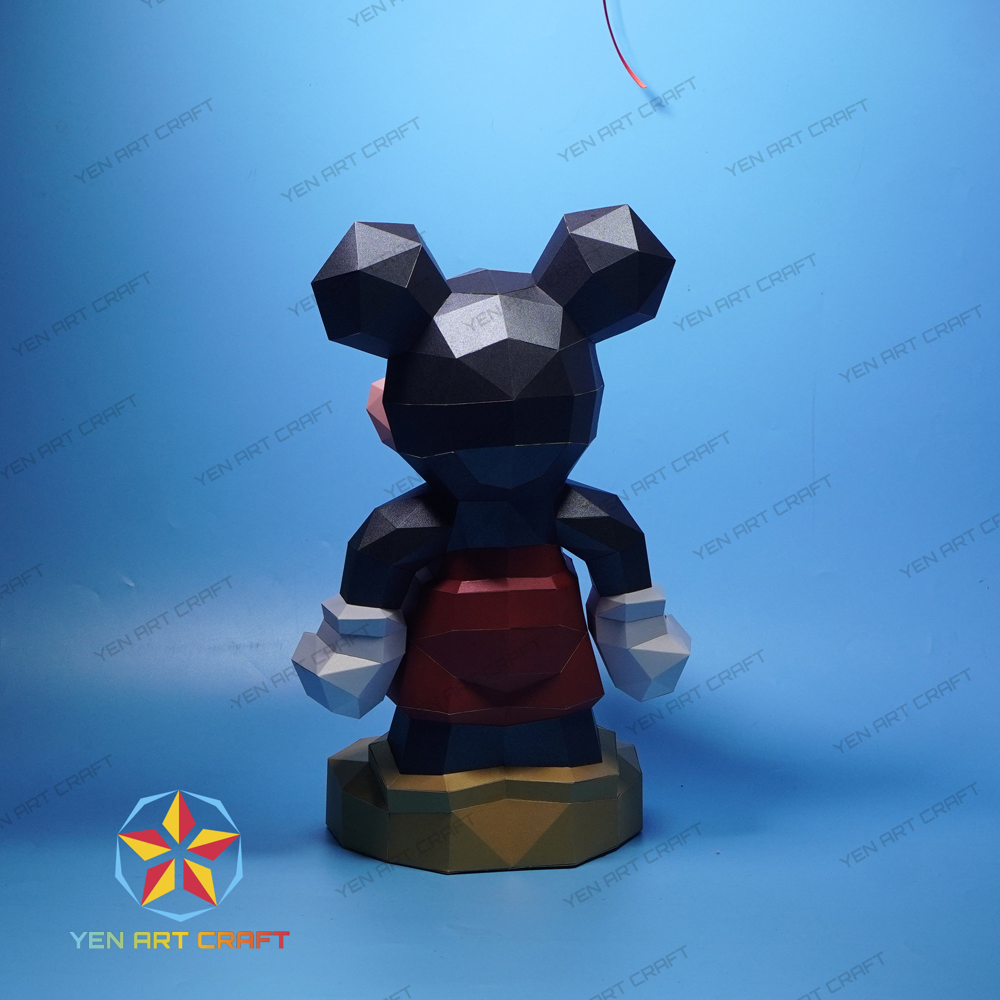 Mickey Mouse Papercraft PDF for Printer SVG Template for - Etsy Australia