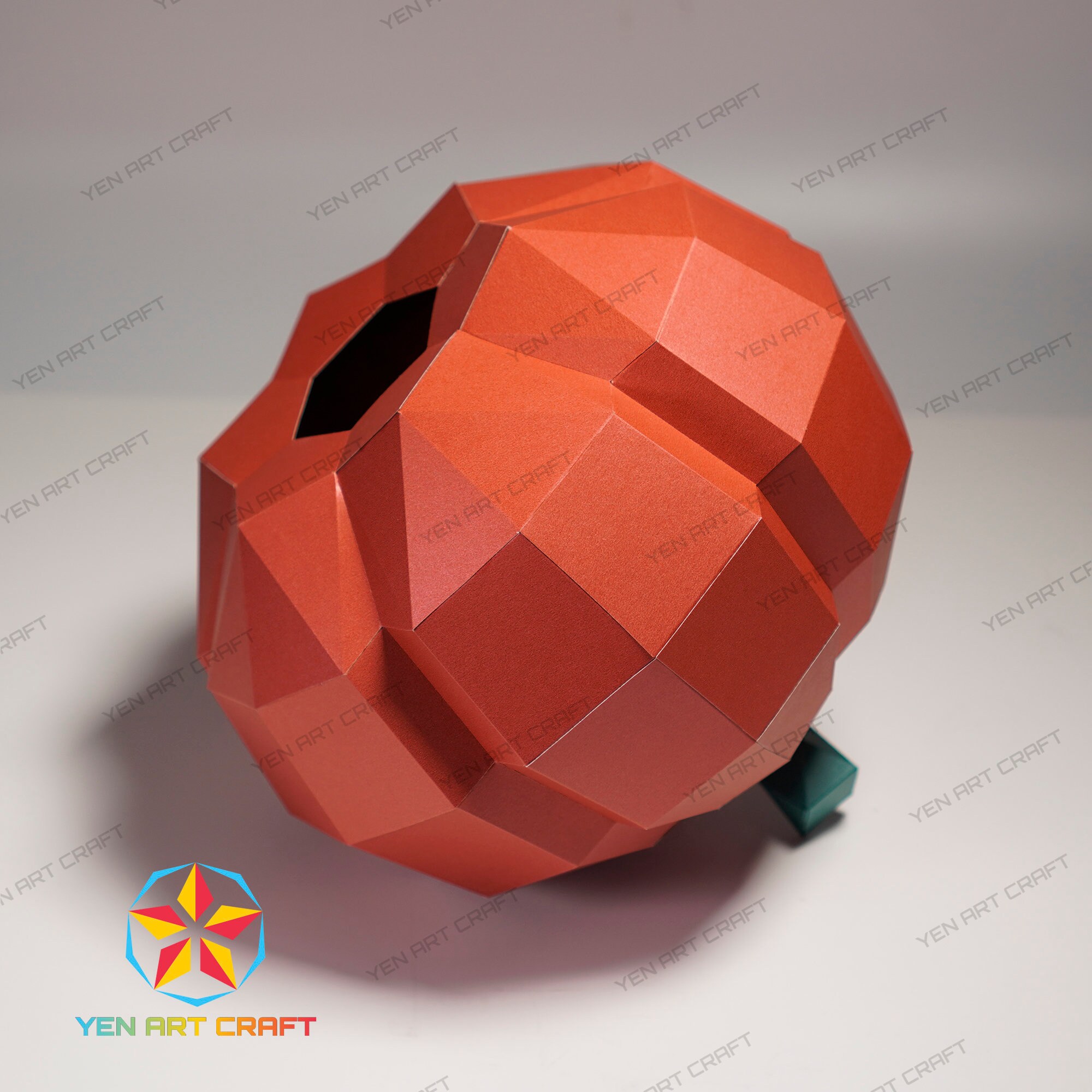 Halloween Pumpkin Papercraft PDF, SVG Cricut Template Paper Crafts, DIY ...