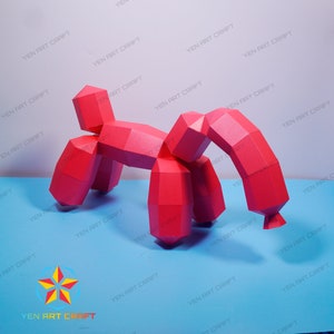 Papercraft Balloon Elephant PDF, SVG Template for Cricut Project - DIY ...