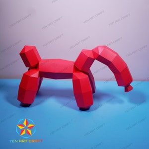Papercraft Balloon Elephant PDF, SVG Template for Cricut Project - DIY ...