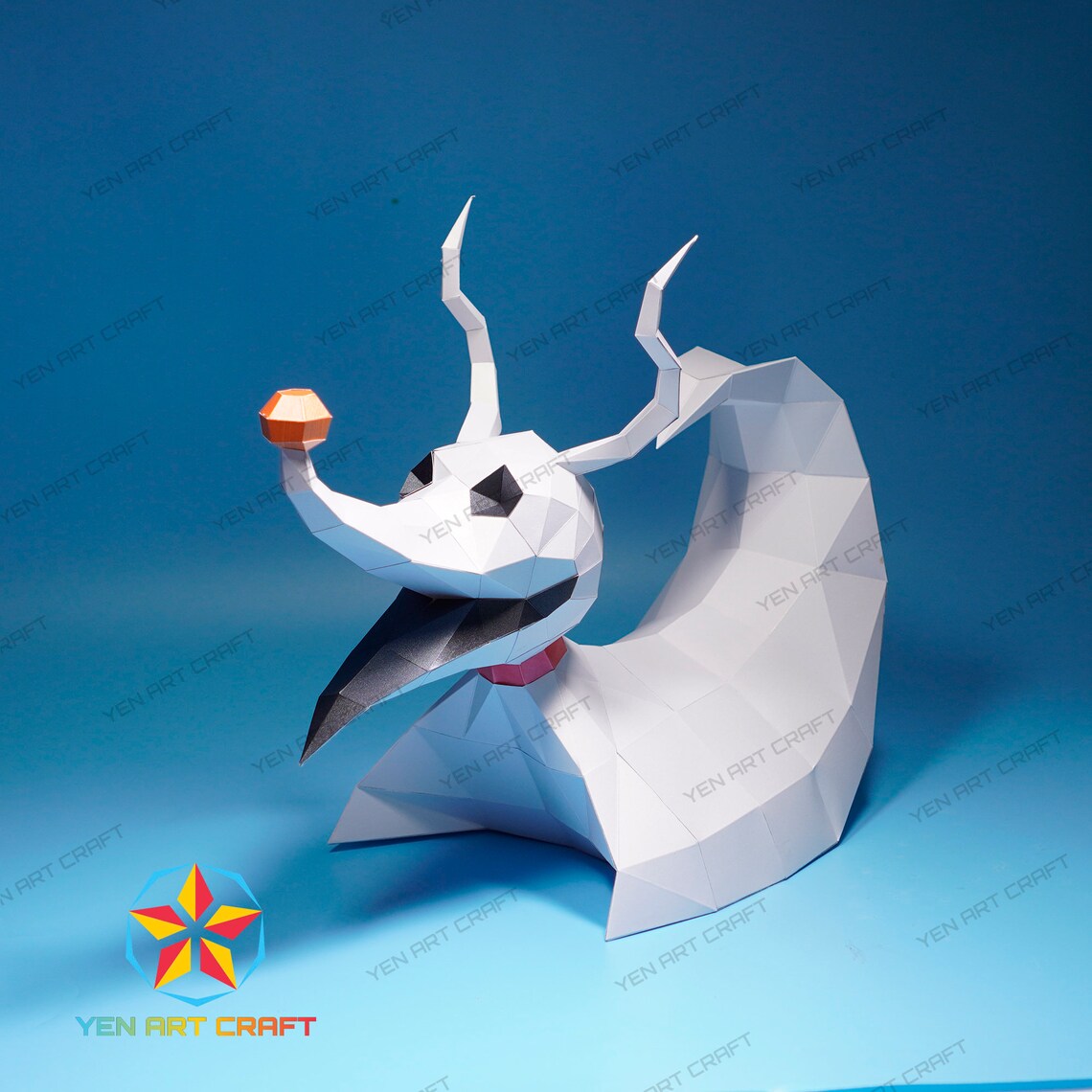 Papercraft Zero Nightmare Before Christmas PDF SVG Cricut - Etsy