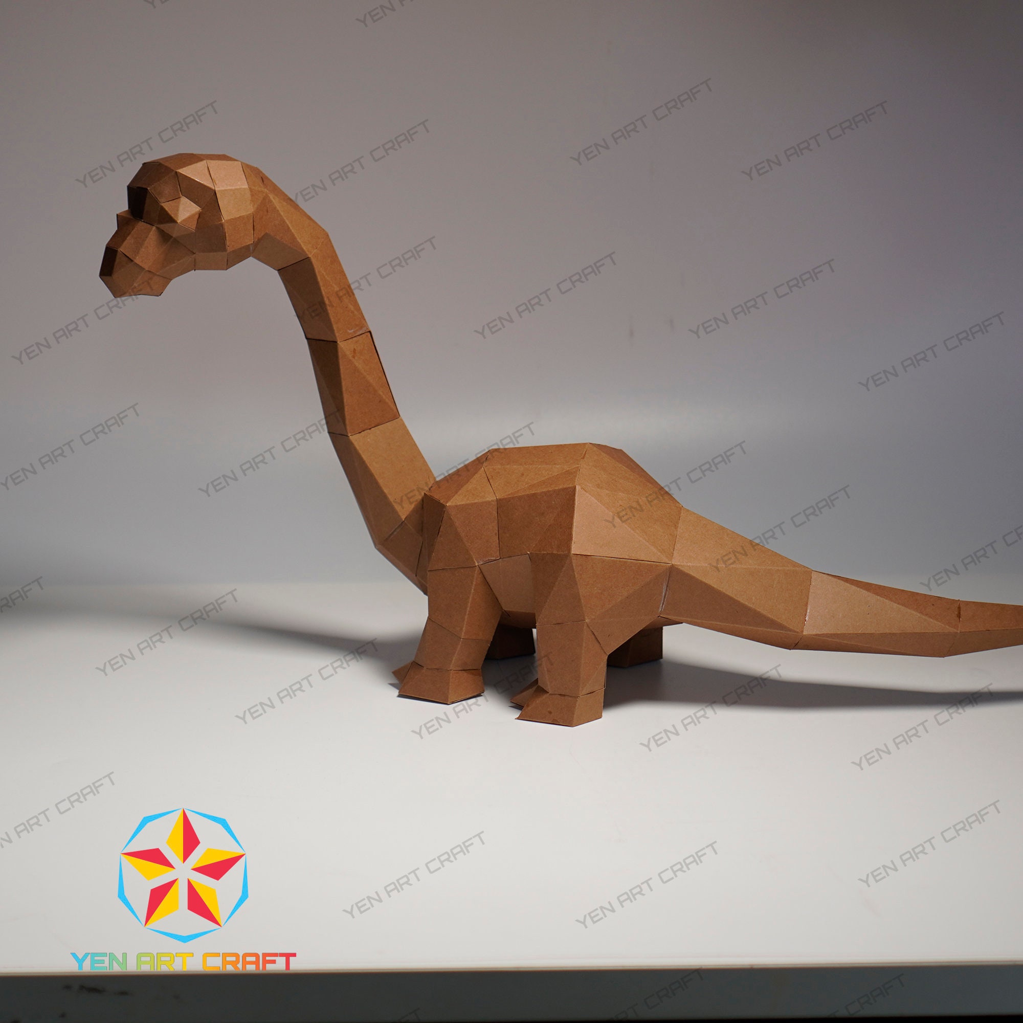 Diplodocus Carnegii Papercraft PDF SVG Cricut Template for - Etsy