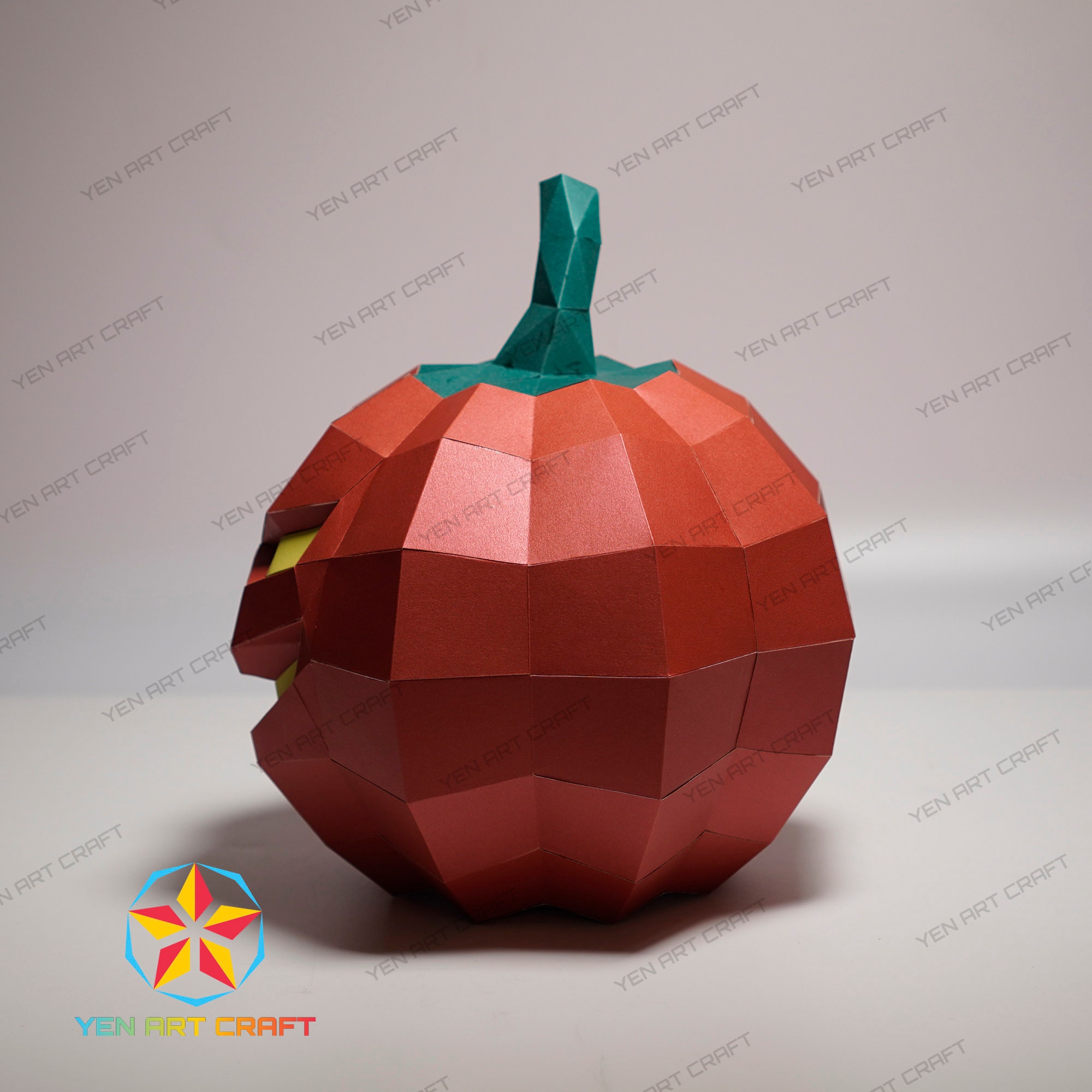 Pumpkin Papercraft PDF, SVG Cricut Template, Halloween Paper Crafts ...