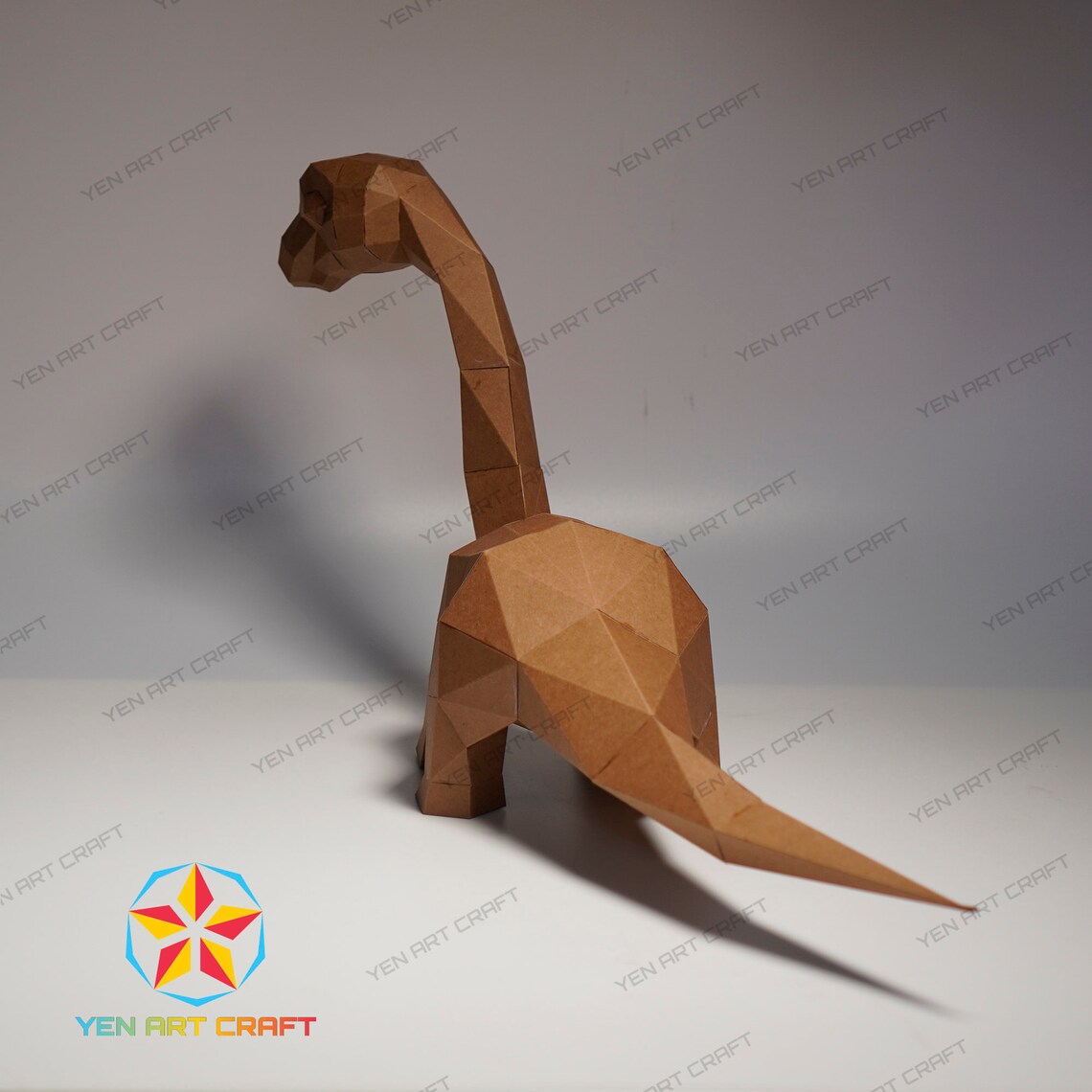 Diplodocus Carnegii Papercraft PDF SVG Cricut Template for - Etsy