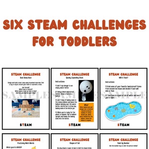 FALL STEM ACTIVITIES | Steam Challenges for Toddlers | Print Ready Pdf ...