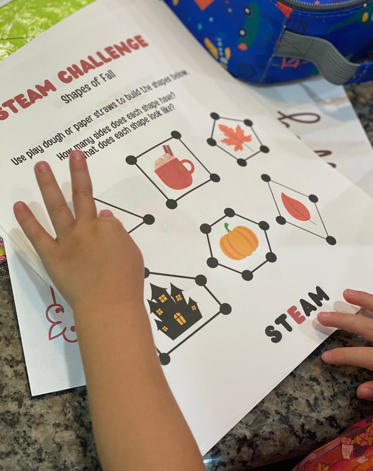 FALL STEM ACTIVITIES | Steam Challenges for Toddlers | Print Ready Pdf ...