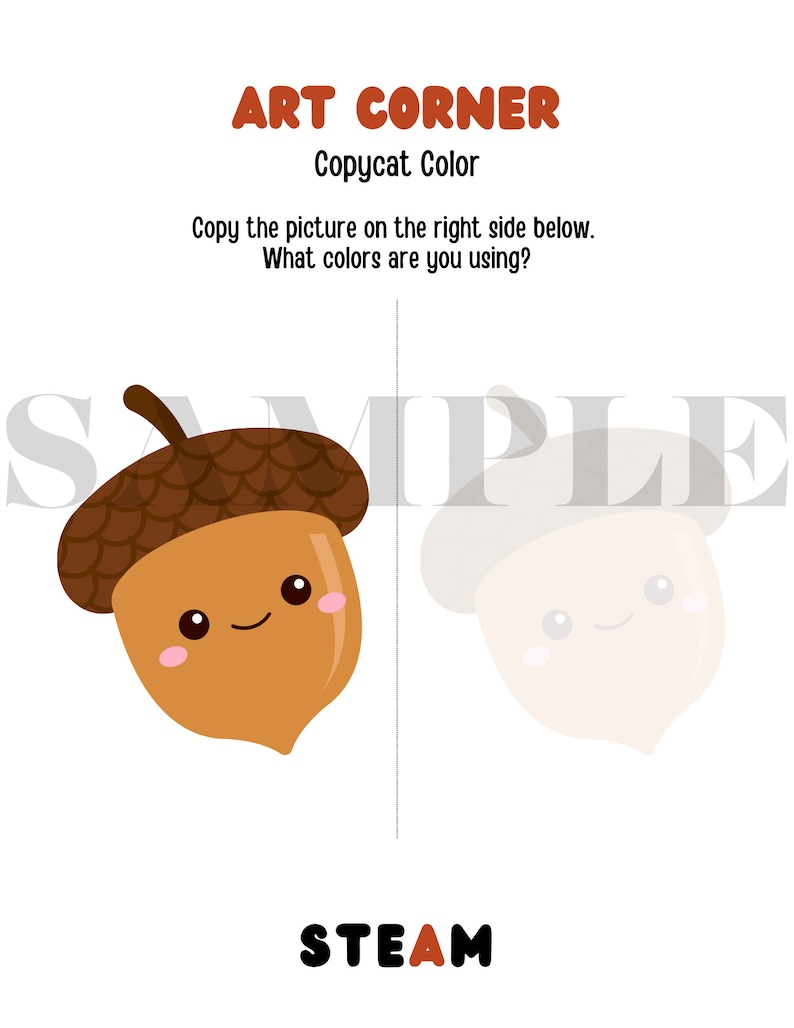 FALL STEM ACTIVITIES | Steam Challenges for Toddlers | Print Ready Pdf ...