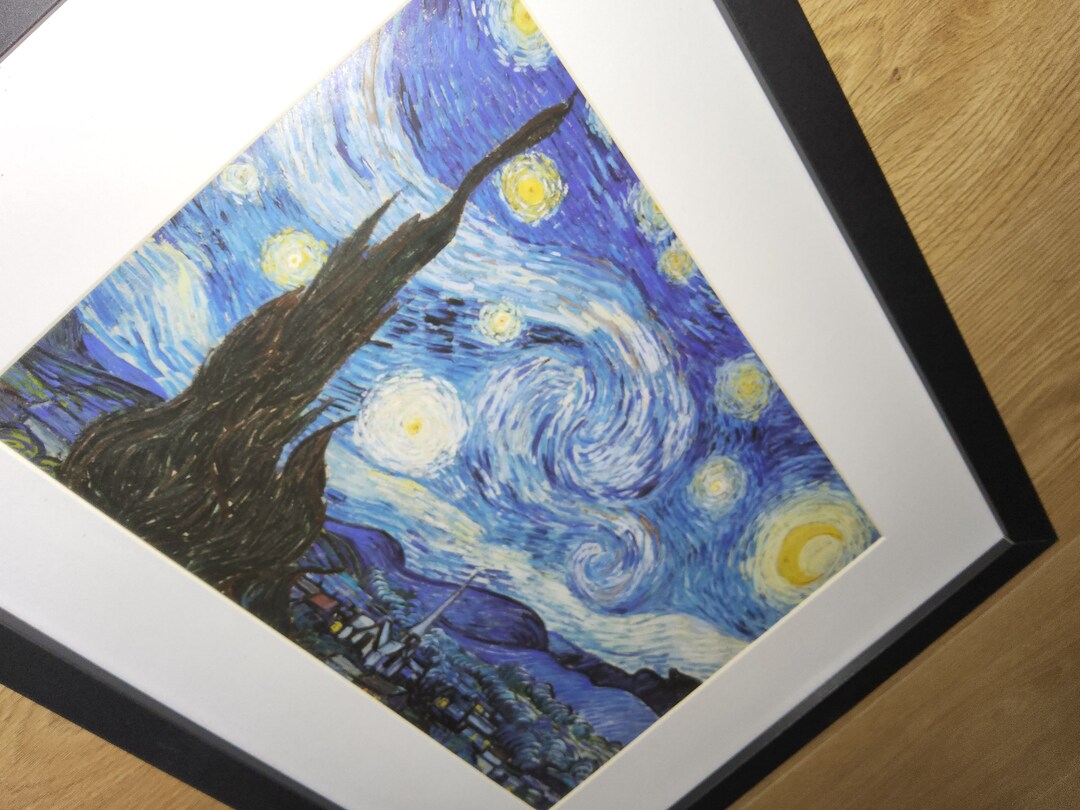The Starry Night by Vincent Van Gogh, Printed and Ready to Hang in a ...