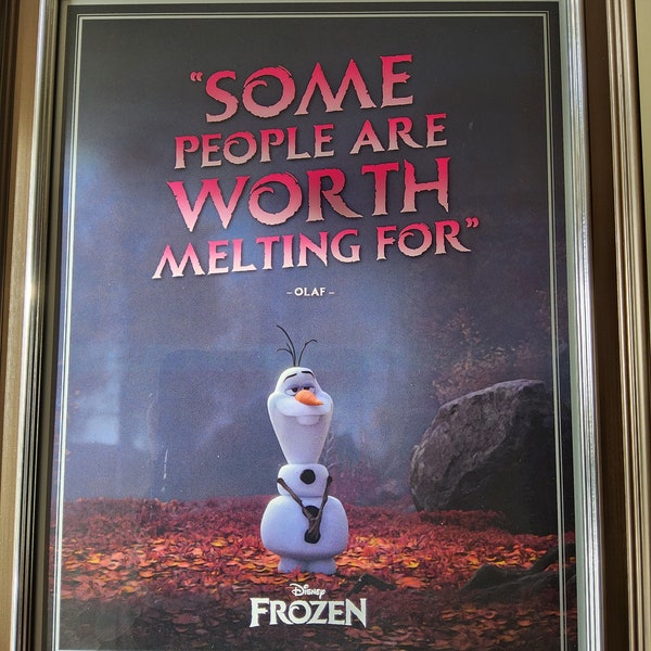 Frozen Poster - Etsy UK