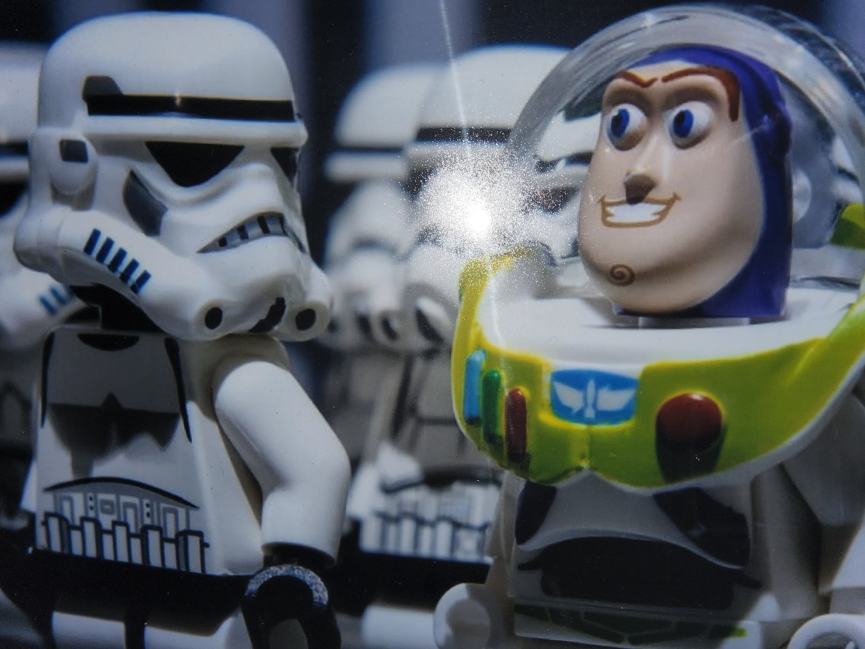 Buzz Lightyear Stormtroopers Art Print: Framed Star Wars Decor - Etsy