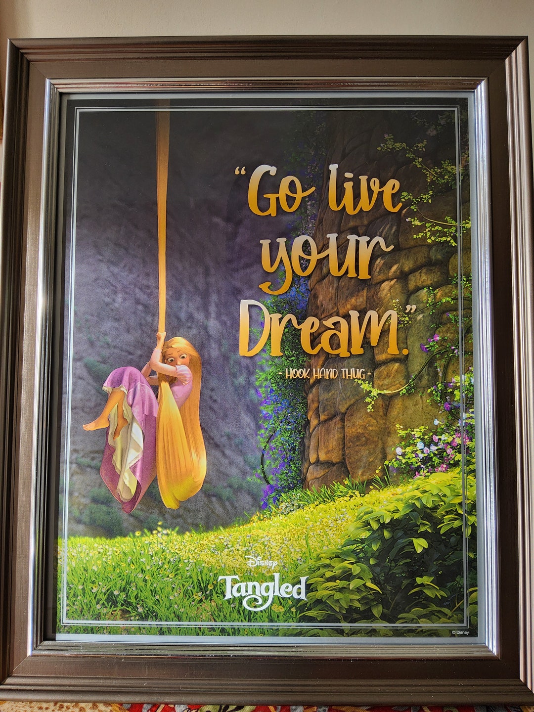 Tangled Disney Inspirational Quote Framed Poster - Etsy