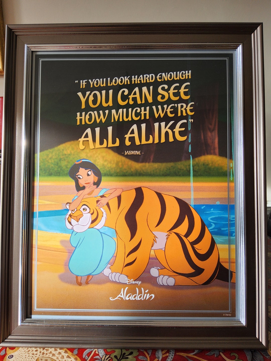 Aladdin Disney Inspirational Quote Framed Poster - Etsy
