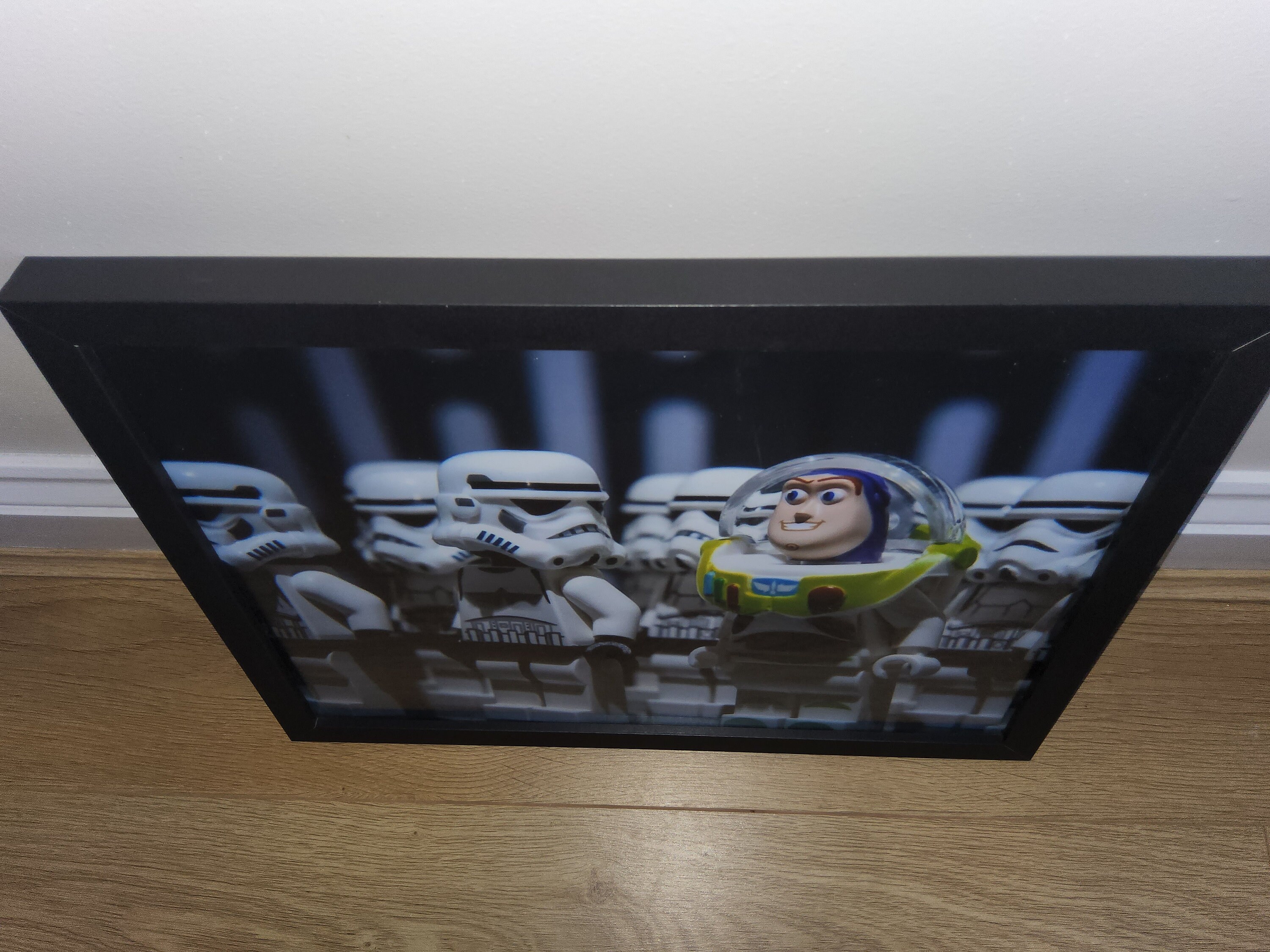 Buzz Lightyear Stormtroopers Art Print: Framed Star Wars Decor - Etsy