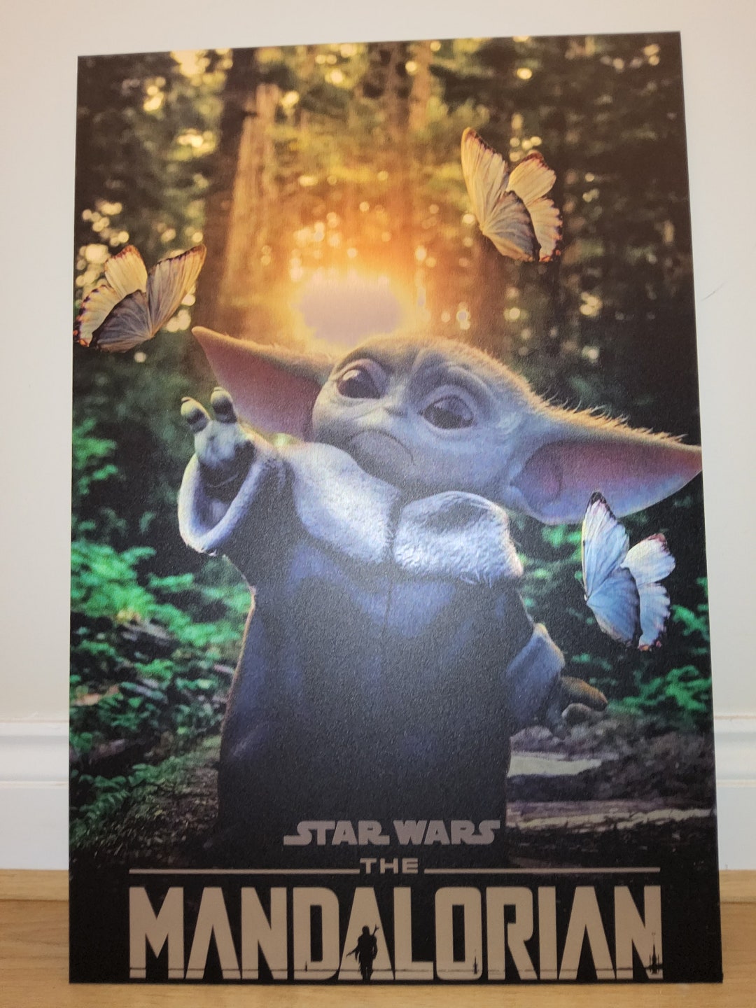 Large Mandalorian (star Wars) Poster, Aluminium 60x40cm Stunning Pic of ...