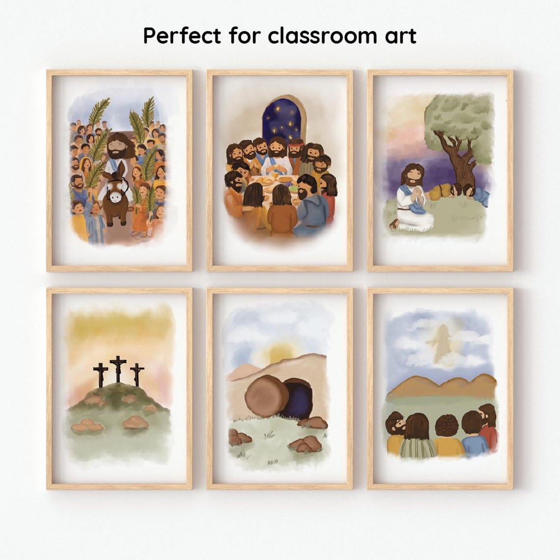 Easter Story Cards & Posters – Christian Homeschool Art (A4 PDF ...