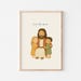 Bible Heroes Nursery Wall Art Set | Christian Boy Room Decor ...