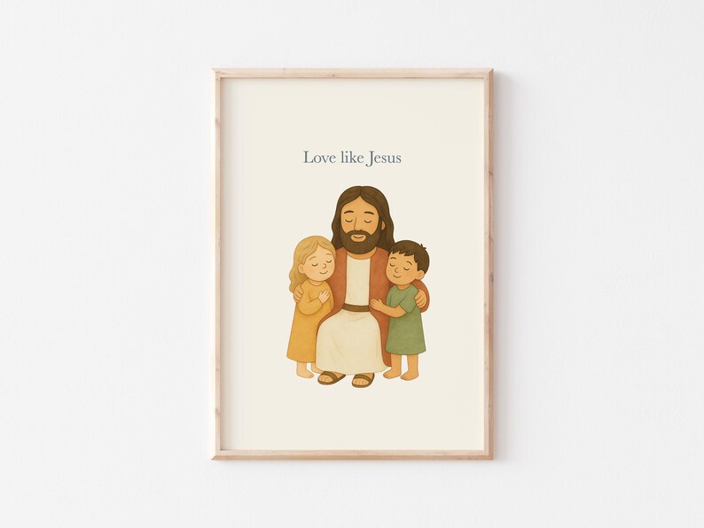 Bible Heroes Nursery Wall Art Set | Christian Boy Room Decor ...