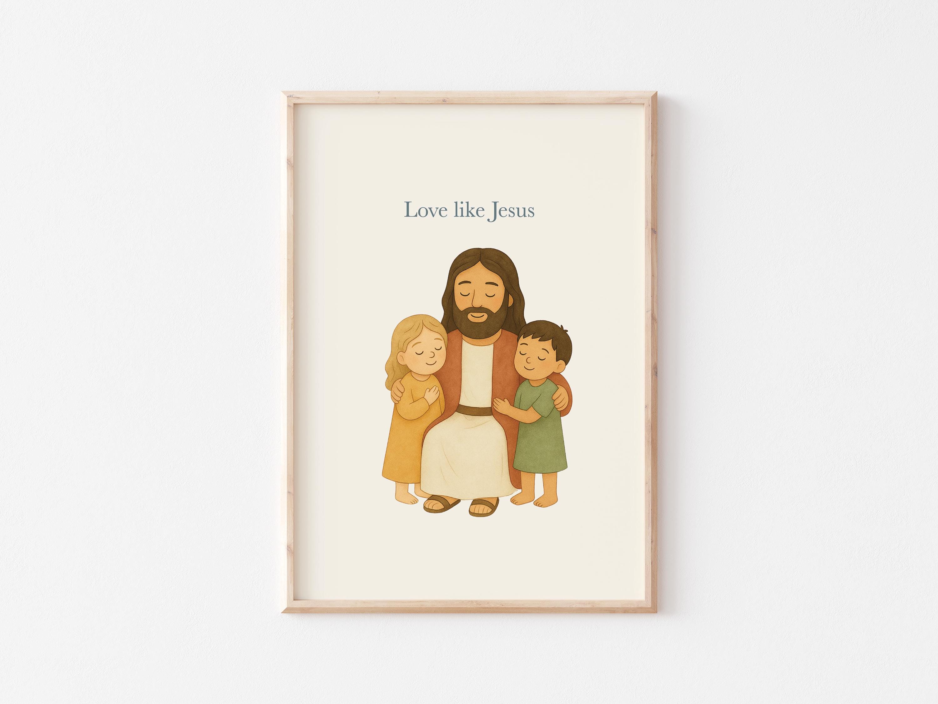 Bible Heroes Nursery Wall Art Set | Christian Boy Room Decor ...