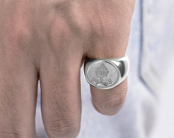 Wax Seal Signet Ring - Etsy