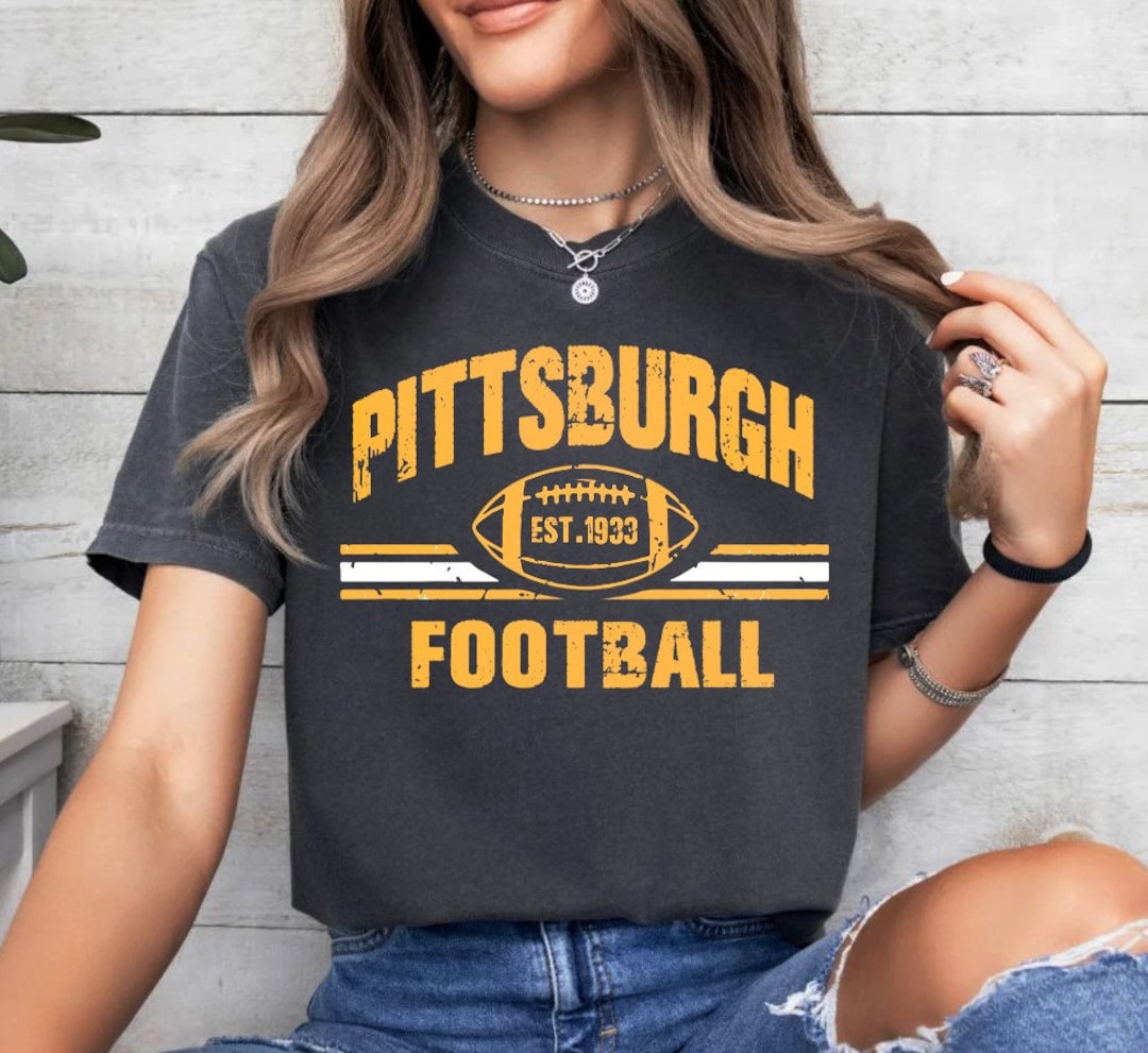 Pittsburgh Football Est 1933 Vintage 90s Comfort Color Tshirt ...