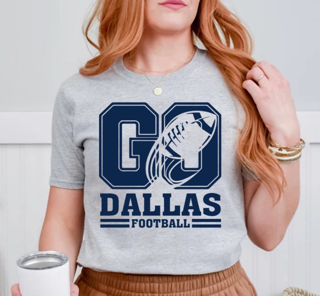 Go Dallas Football Vintage Comfort Color Unisex Tshirt, Dallas Football ...