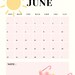 2023 Themed Printable Cute Calendar - Etsy