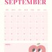 2023 Themed Printable Cute Calendar - Etsy
