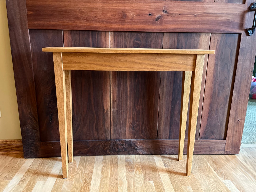 Shaker Style Hall/sofa Table, Oak (shown),walnut,maple,pine, - Etsy