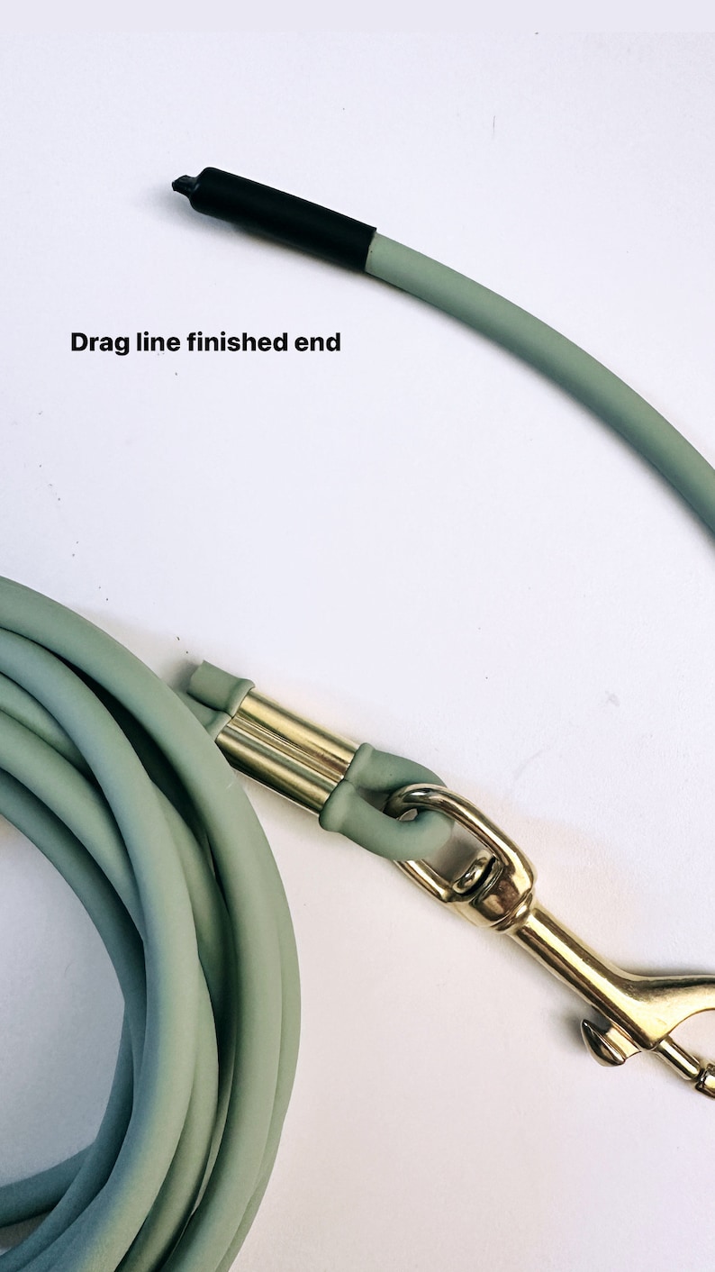 Rope Biothane Long Line Leash | Drag Line | Training Leash | Long Lead ...