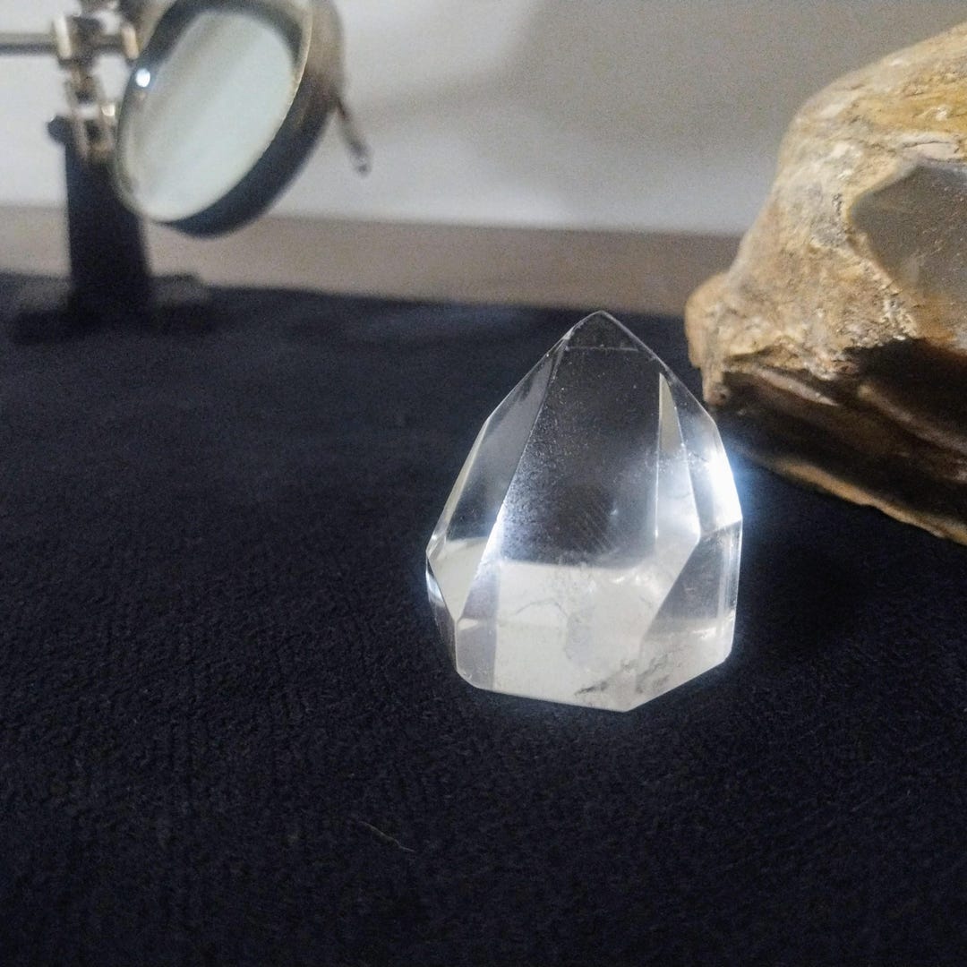 Phantom Quartz Crystal Generator - Polished Clear Crystal Generator ...