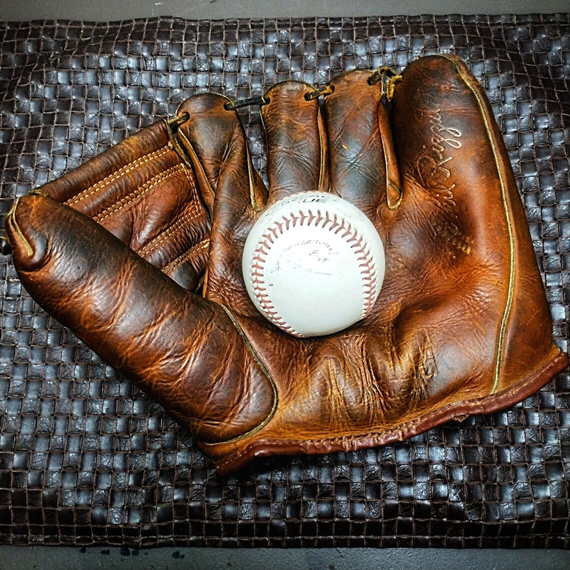 1941 Phil Rizzuto Vintage Spalding Glove - New York Yankees - Sports ...