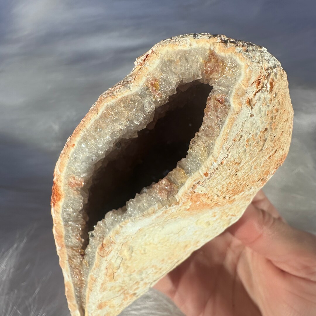 Large Sparkly Druzy Agate Geode / Raw Geode Specimen With - Etsy