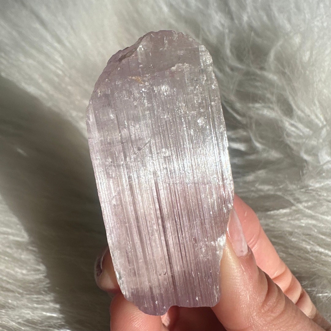 Flashy Raw Kunzite Specimen From Afghanistan / Flashy Pink Kunzite ...