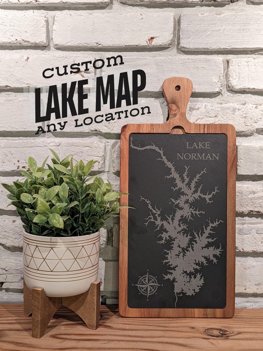 Custom Lake Map Charcuterie Board, Cutting Board, Lake Life, Lake House ...