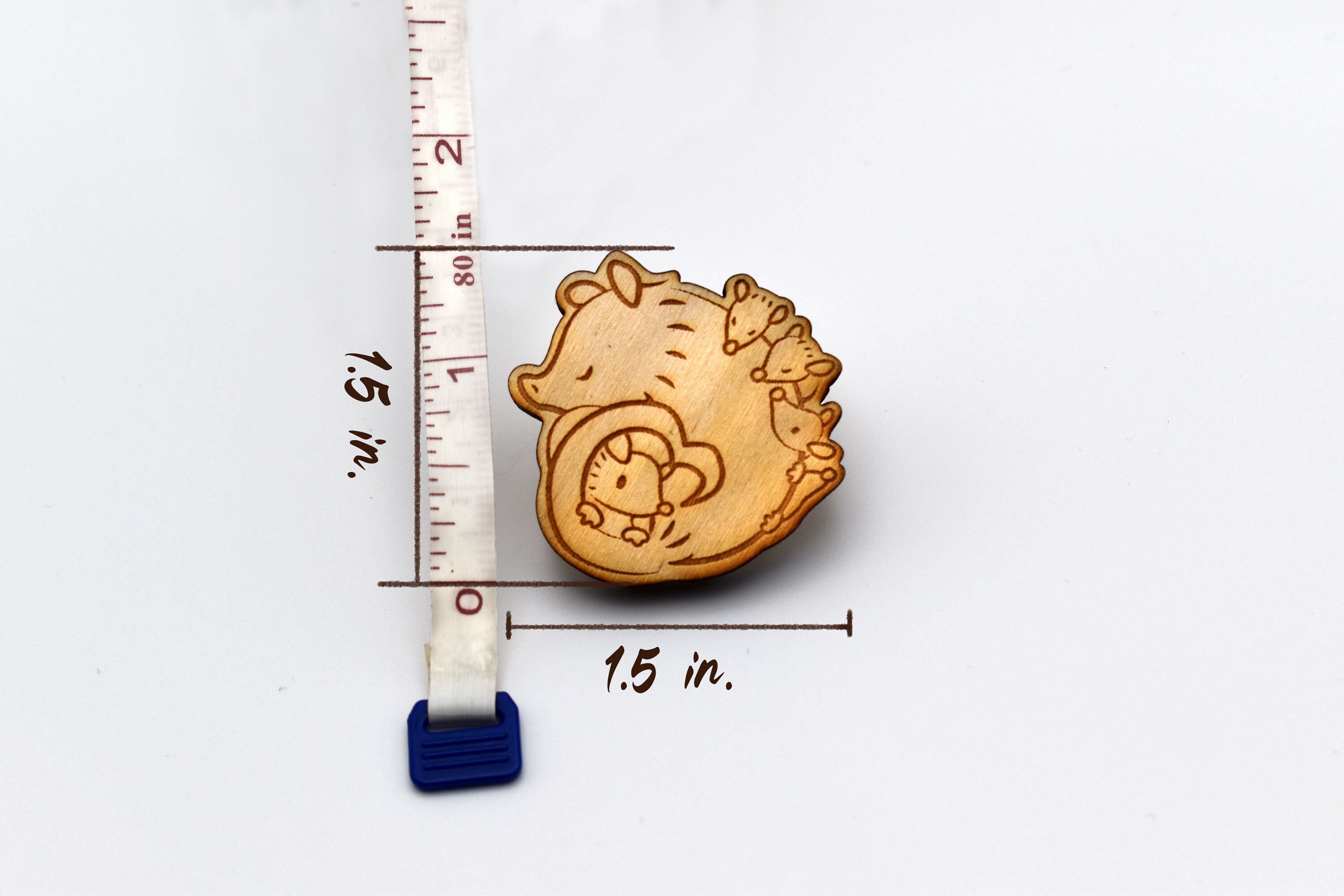 Laser Cut Possum Wooden Pin - Etsy