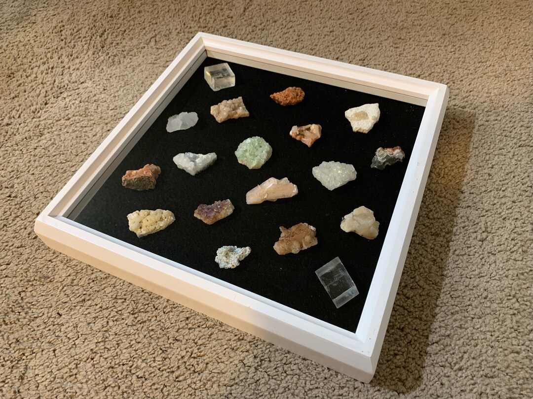Stunning Shadow Box Original Crystal Arrangement - Etsy