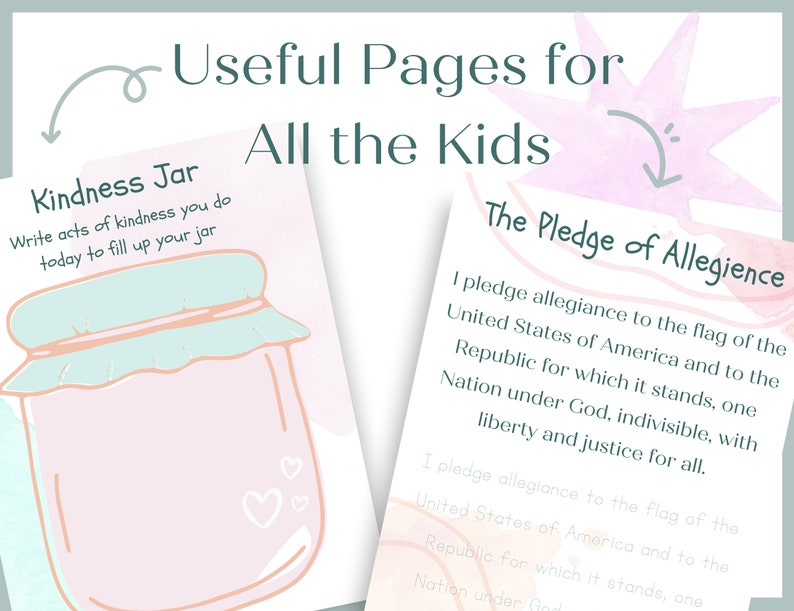 Morning Menu Printables - Watercolor Design - Circle Time - Morning ...