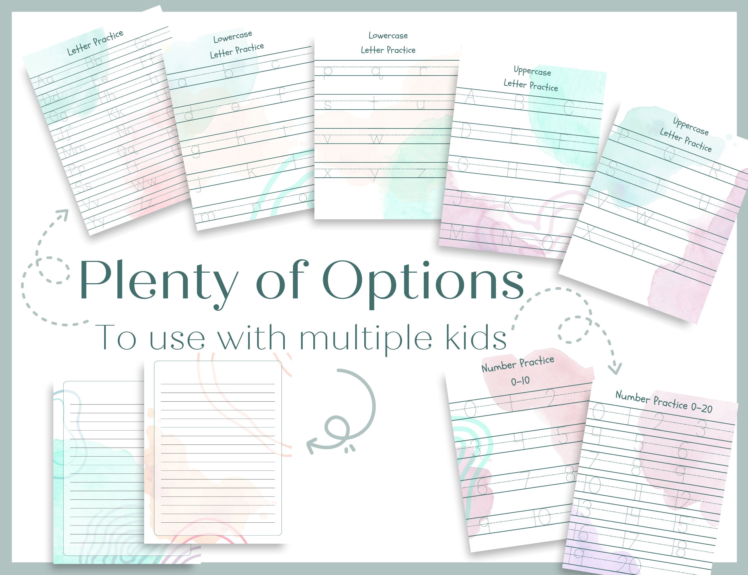 Morning Menu Printables - Watercolor Design - Circle Time - Morning ...