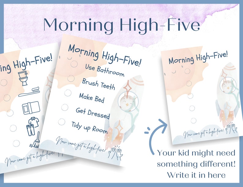 Morning Menu Printables - Space Design - Circle Time - Morning Ritual ...
