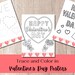 Valentine Morning Menu for Homeschool, Valentine's Day Printables ...