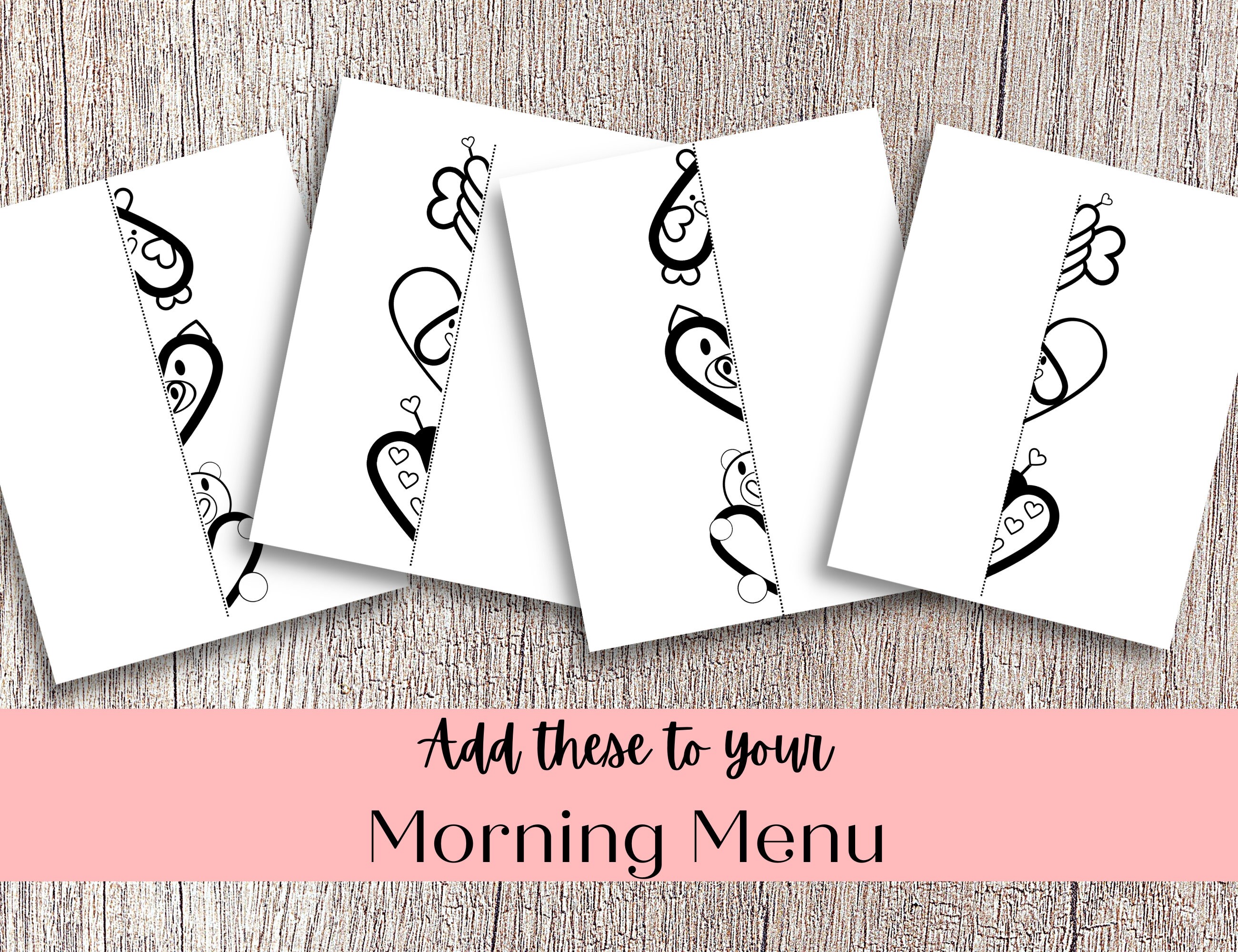 Valentine's Day Symmetry Drawing Worksheets - Etsy
