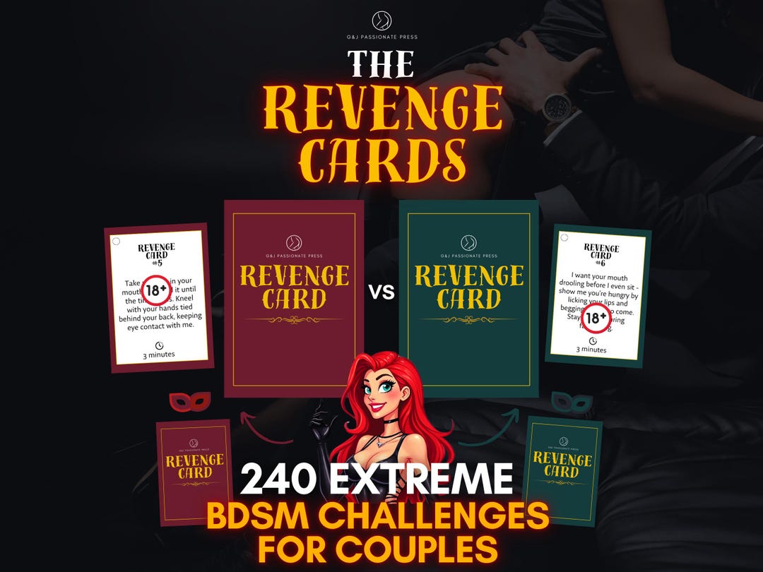 REVENGE CARDS - 240 BDSM Extreme Challenges for Kinky Switch Couples ...